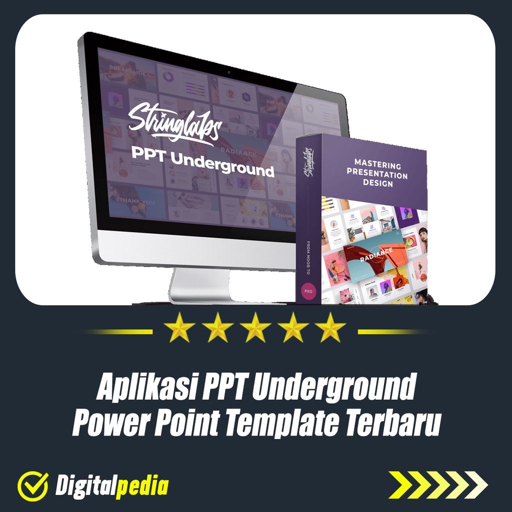 Jual Aplikasi PPT Underground - Cara Membuat Power Point Template PPT ...
