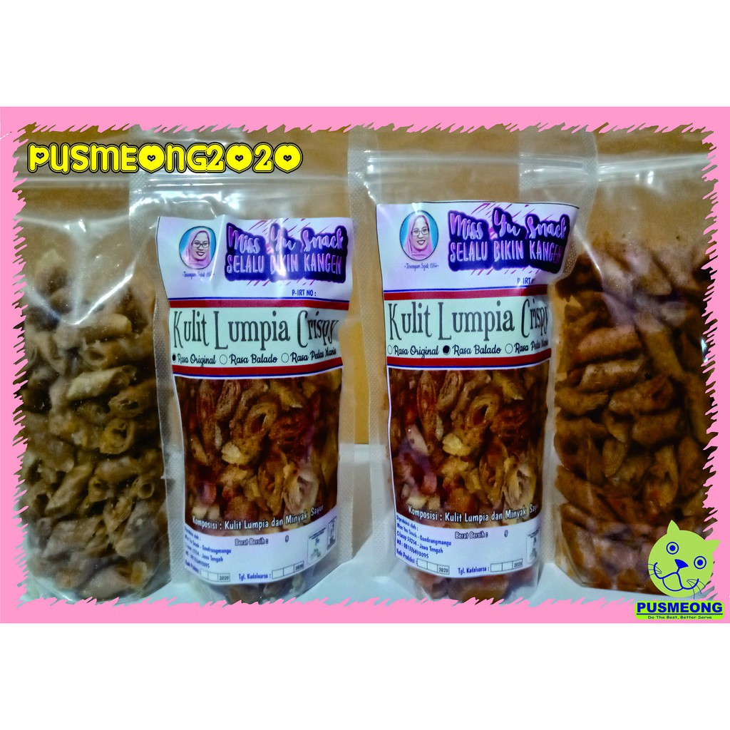 Jual KULIT LUMPIA CRISPY / LUMPIA / CEMILAN / JAJANAN / SNACK / MAKANAN ...