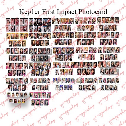 Jual [READY / SET] KEP1ER FIRST IMPACT KEPI PHOTOCARD UNOFFICIAL FANMADE YANGPASHOP KEP1ER ...