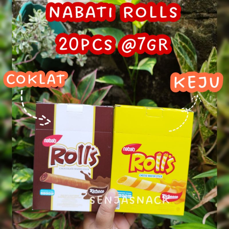 Jual Nabati Richeese Rolls Coklat & Keju | Shopee Indonesia