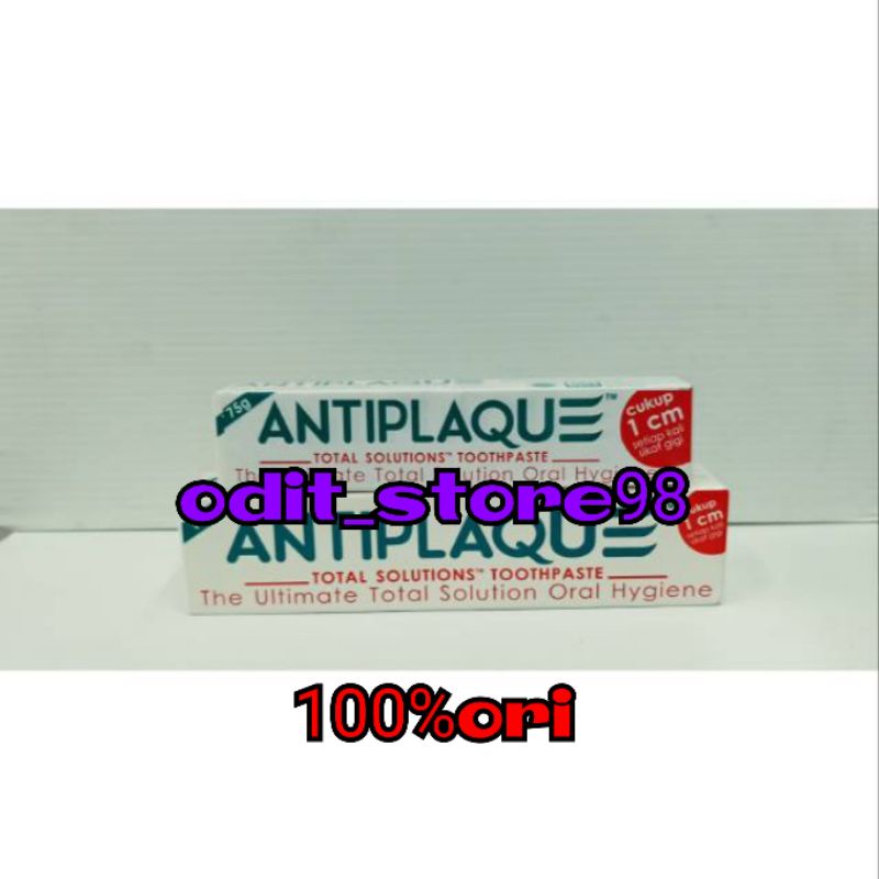 Jual Antiplaque toothpaste pasta gigi 180gr & 75gr | Shopee Indonesia