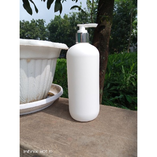 Jual BOTOL Hand SOAP 500ML TUTUP PUMP LIST GOLD DAN SILVER ATAU PUTIH ...