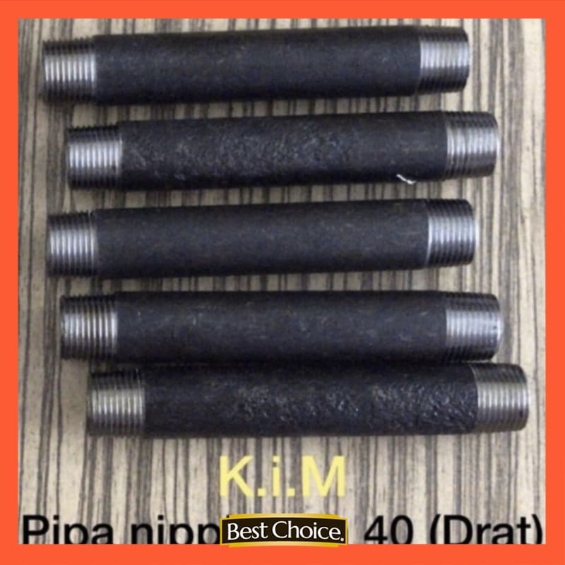 Jual Pipa nipple 1/4" x 10 cm /pipe nepel x 100 mili nipel neple ...