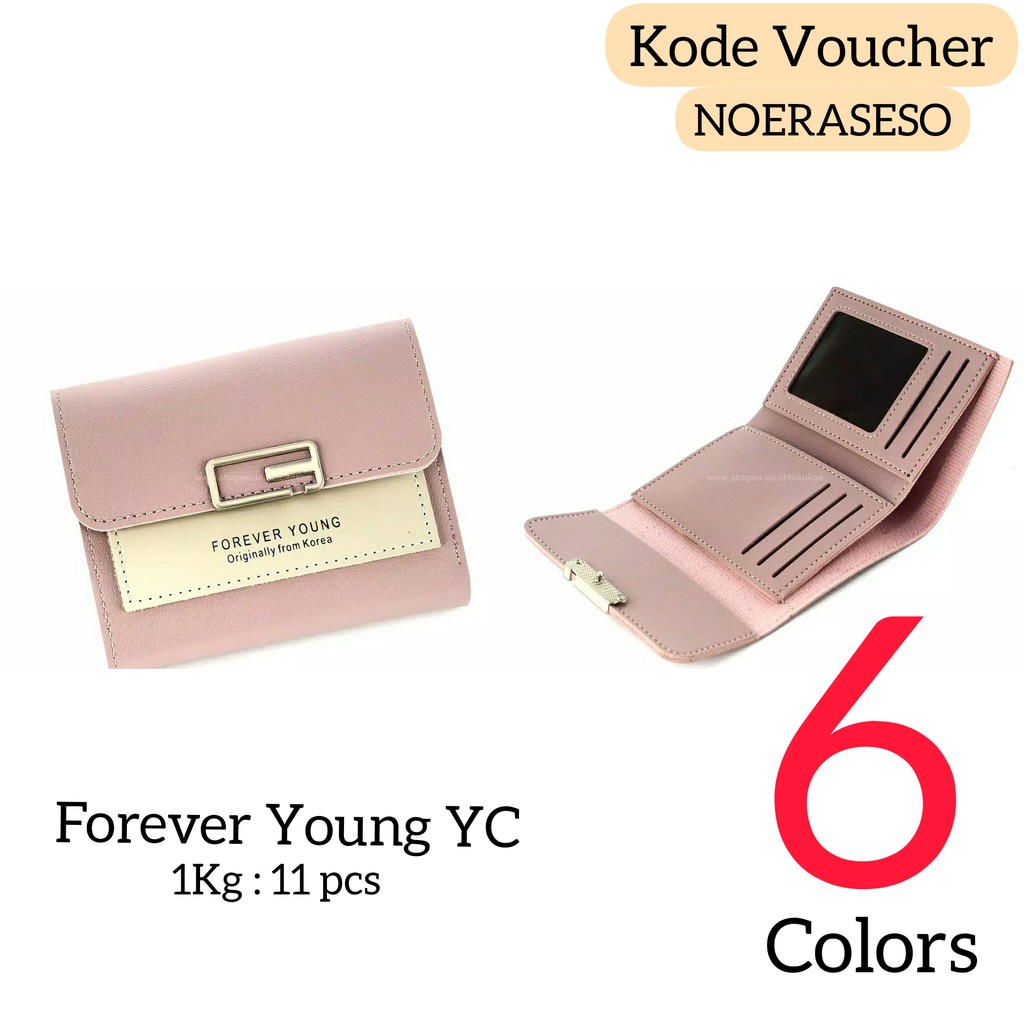 Jual Dompet Lipat Wanita Forever Young YC Originally From Korea Model ...