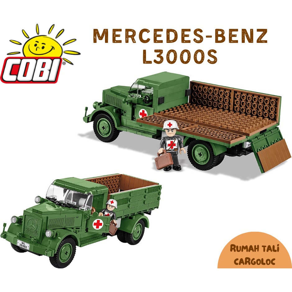 Jual Mainan Motorik Anak Bricks COBI MERCEDES BENZ L3000S | Shopee ...