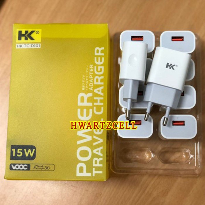 Jual BATOK CHARGER HK TC-D101 1 USB QUICK CHARGER 3.0 MIRIP D26 ...