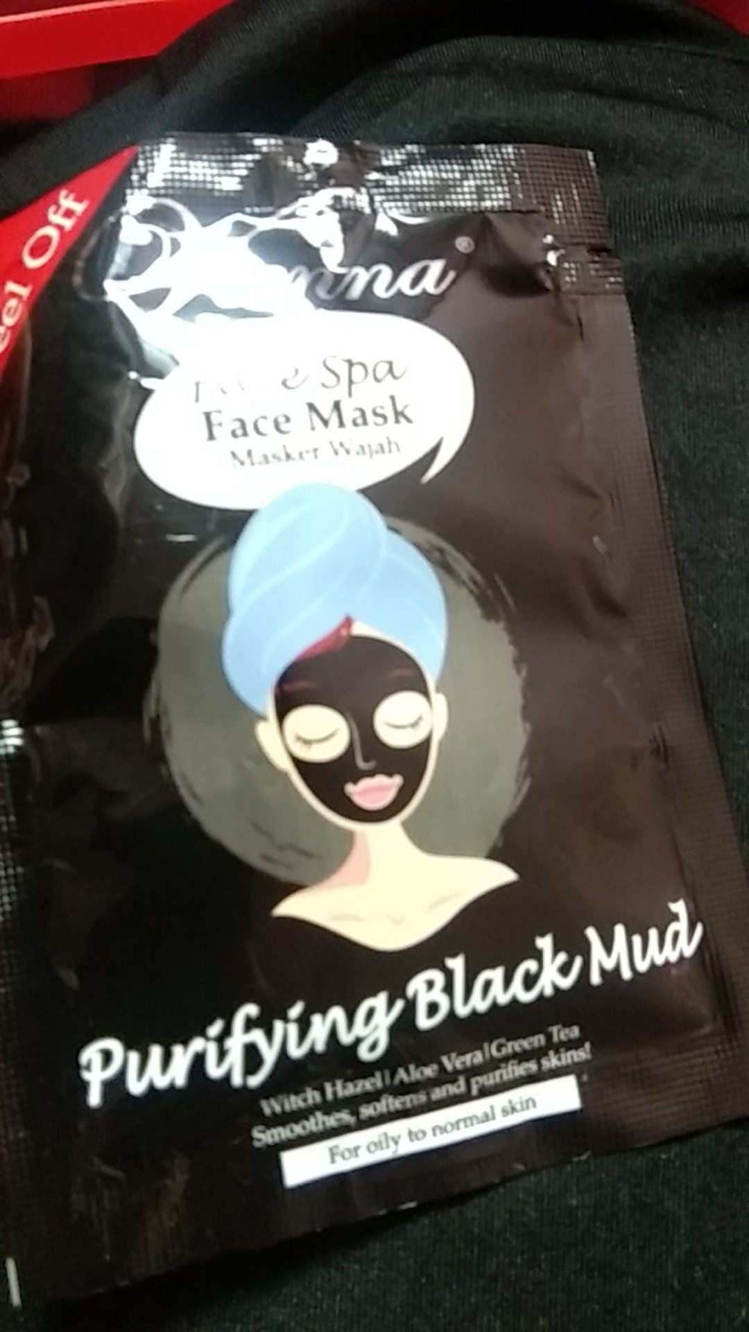 VIENNA PEEL OFF MASK FACE SPA PURIFYING BLACK MUD - 15ML SACHET ...