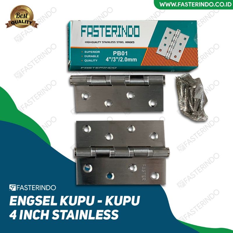 Jual Engsel Kupu 4 Inch Stainless / Engsel Pintu | Shopee Indonesia