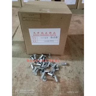 Jual paku kampas rem canter ps125 dyna ht/paku rivet 8x10 almunium ...