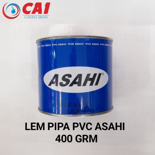 Jual GROSIR - LEM PIPA DAN FITTING PVC - ASAHI - KALENG - 400 GRAM ...