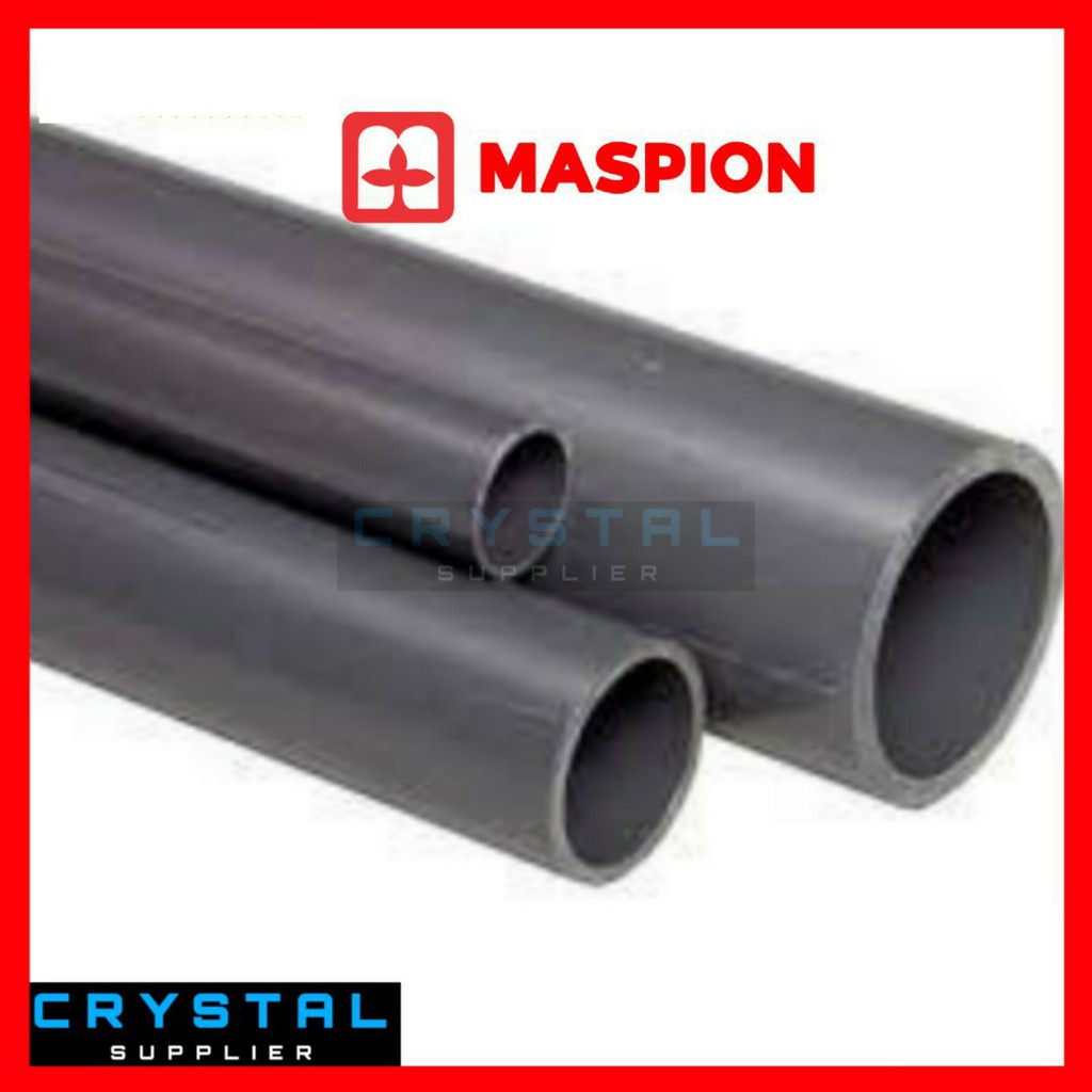 Jual PIPA PVC MASPION 3/4" inch ABU AW / Pralon ABU tipe AW 4 meter ...