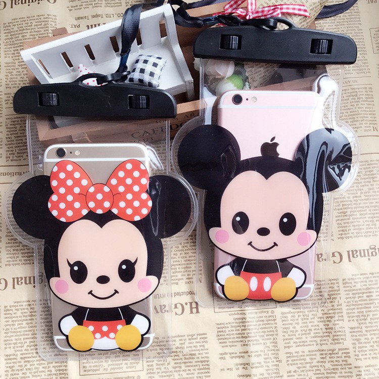 Jual Sarung Hp Tahan Air Anti Air Mickey Mouse Dan Minnie Mouse ...