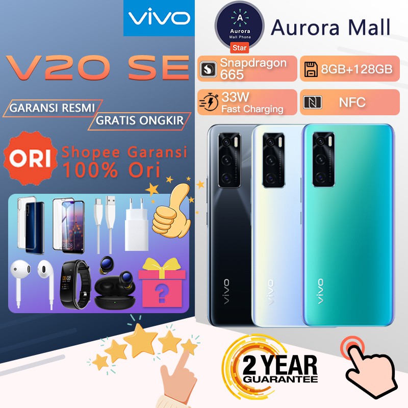 Vivo V20 SE 8/128 RAM 8GB ROM 128GB BNIB Garansi resmi COD | Shopee ...