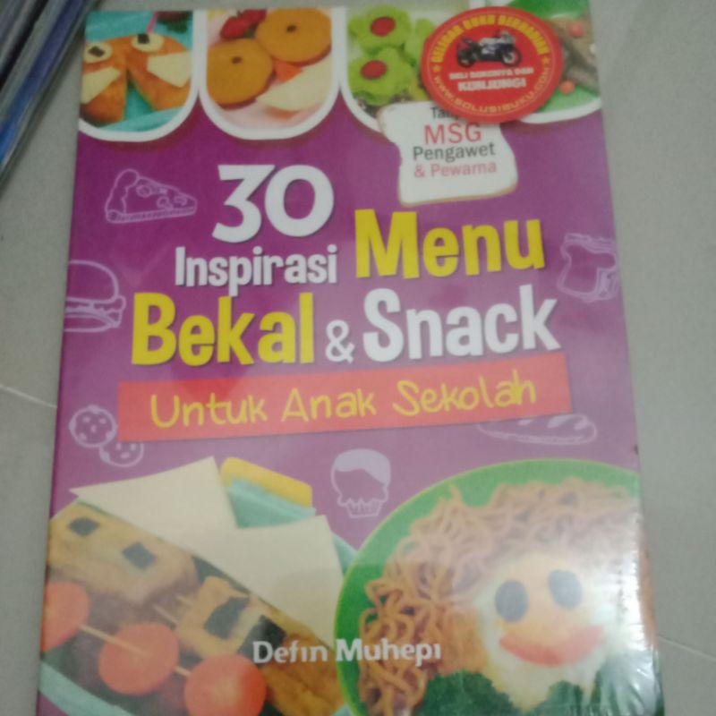 Jual 30 Inspirasi Menu Bekal dan Snack Untuk anak sekolah | Shopee ...