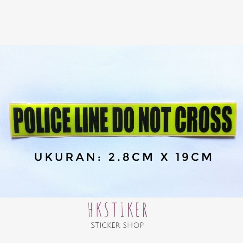 Jual Stiker Cutting Police Line Do Not Cross Cutting Sticker Untuk ...