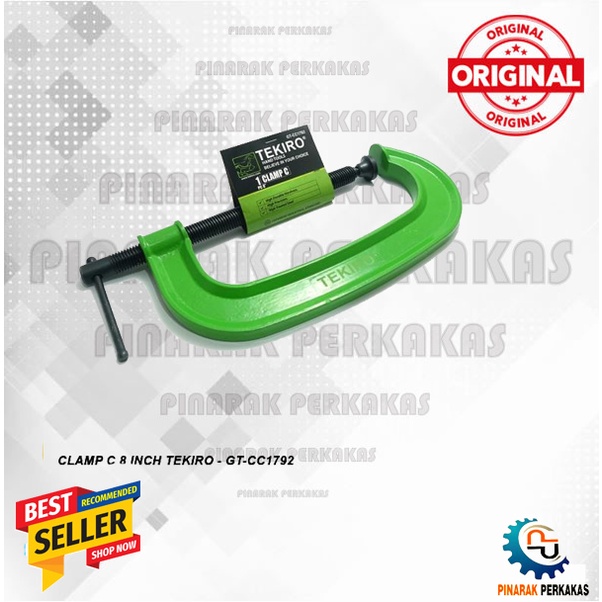 Jual TEKIRO GT-CC1792 CLAMP C Uk 8 inch | Shopee Indonesia