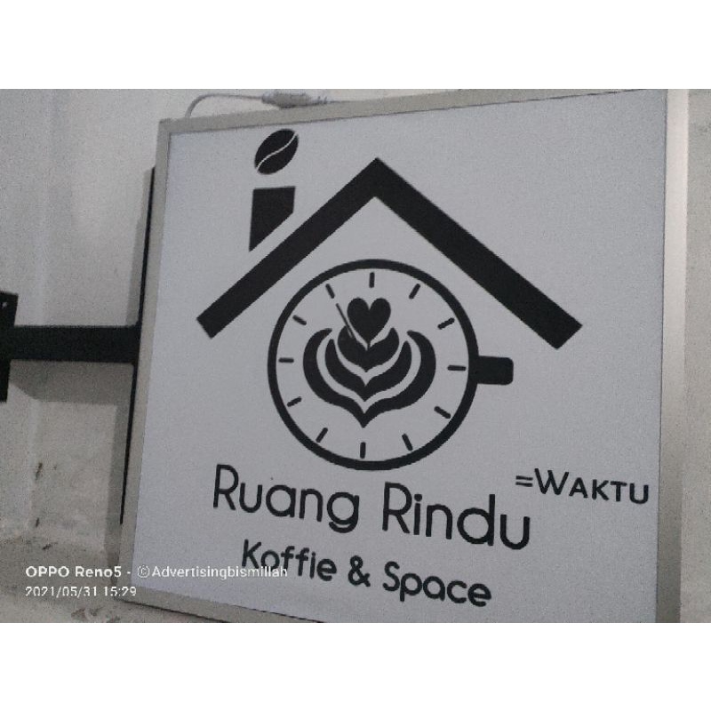 Jual NEON BOX UKURAN 40*50cm 1sisi bahan backlite | Shopee Indonesia