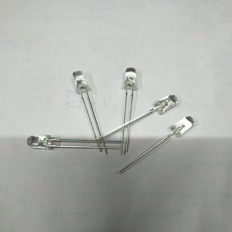 Jual Led bening 5mm Merah, kuning, hijau, biru, dan putih Indonesia ...