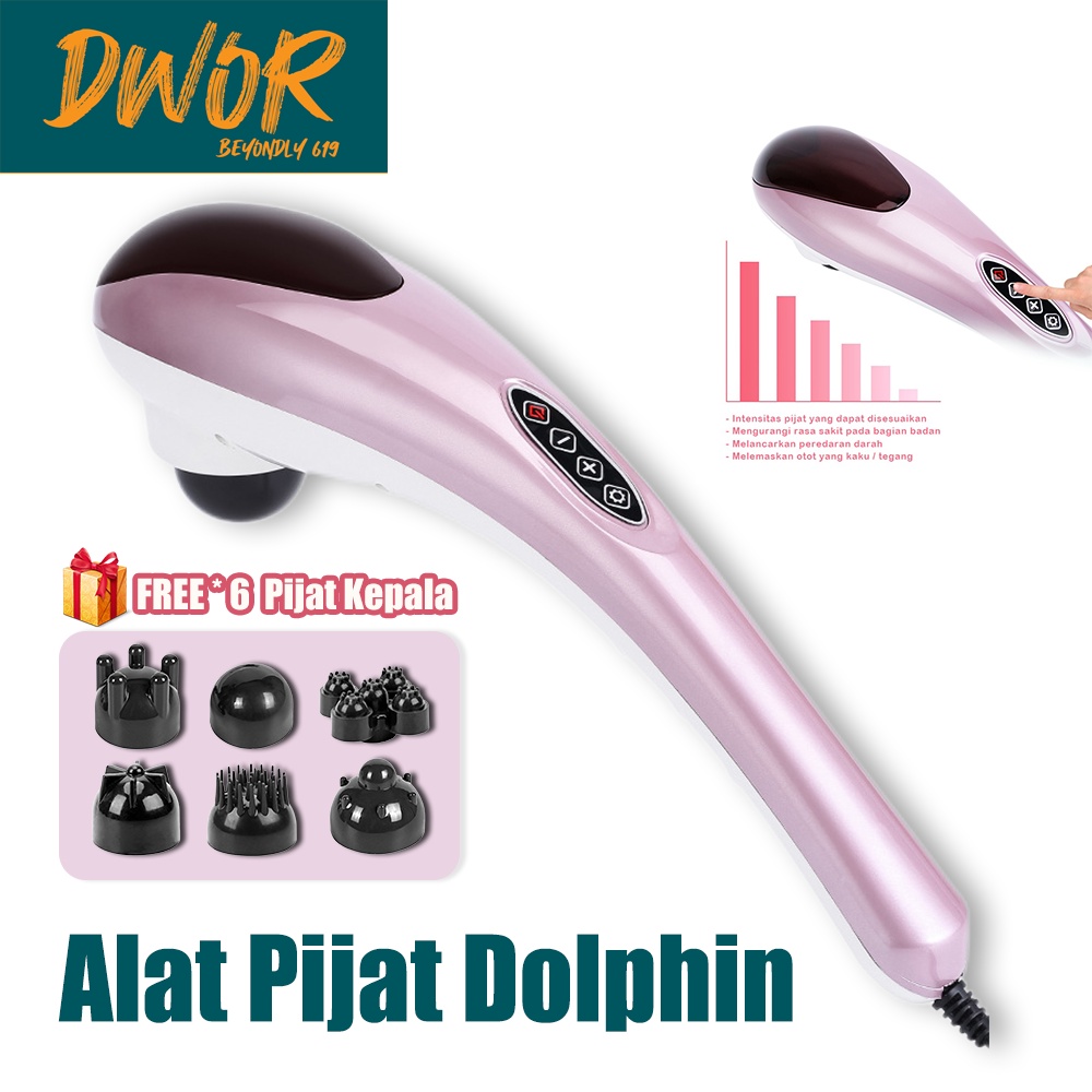 Jual Alat Pijat Elektrik Terapi Infrared Dolphin Massager / Alat Pijat ...