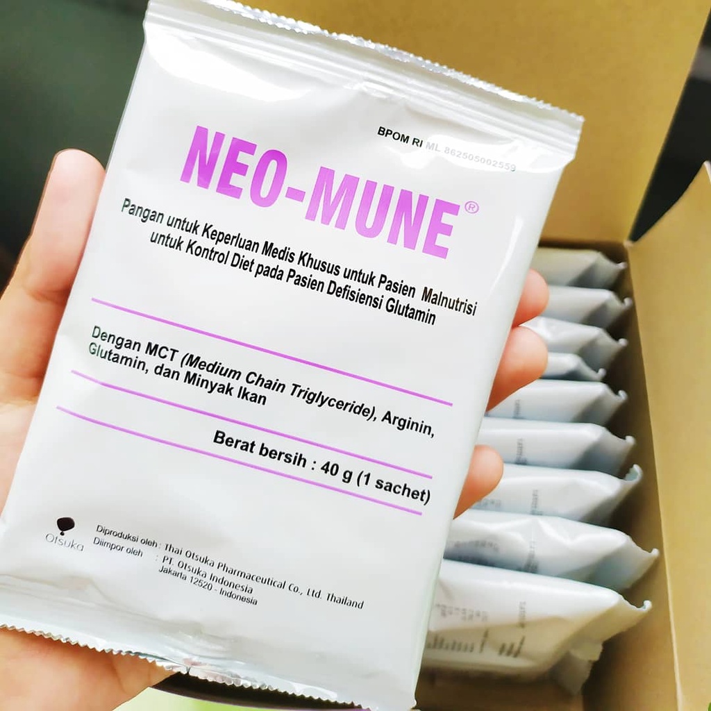 Jual SUSU NEO-MUNE SACHET SATUAN - VANILA Indonesia|Shopee Indonesia