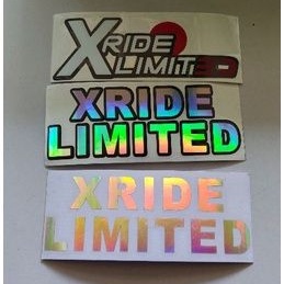 Jual STIKER X-RIDE LIMITED V1.0/2.0/3.0 ( PAKET ) | Shopee Indonesia