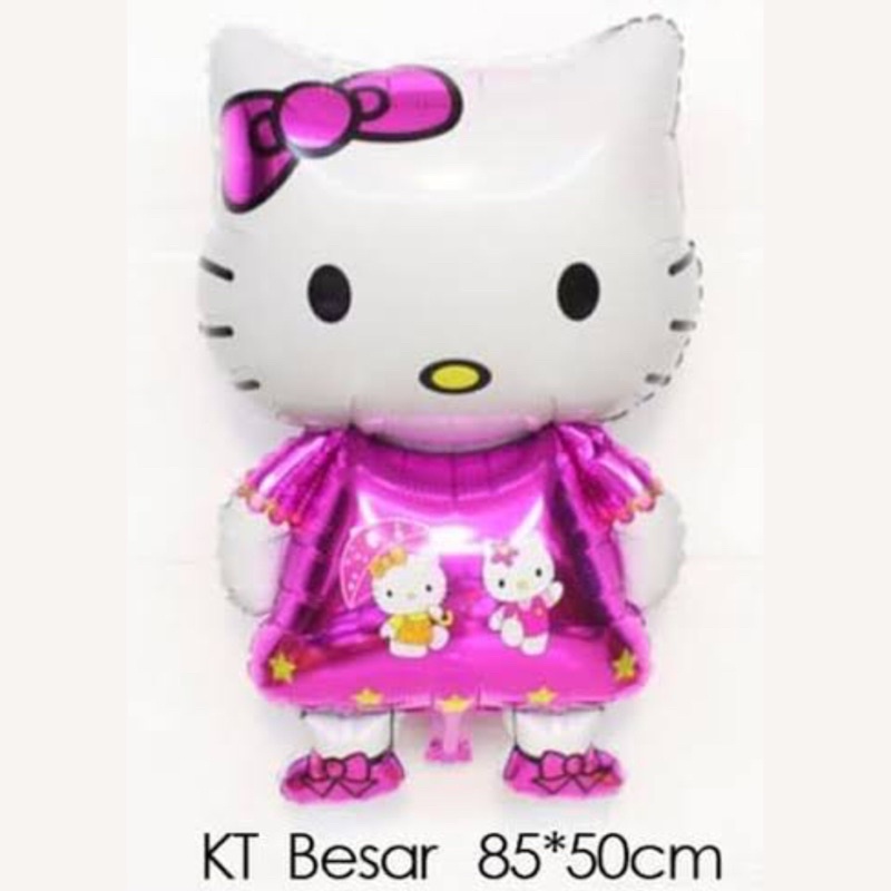 Jual Balon Foil Hello Kitty Jumbo Pink Fanta Balon karakter Ulang Tahun ...