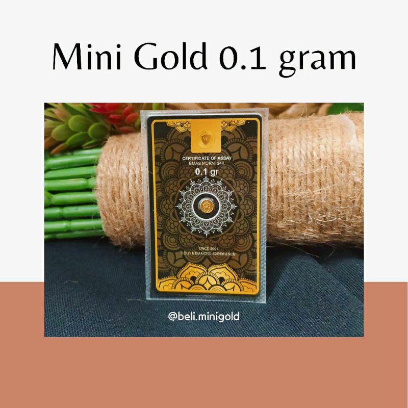 Jual Mini Gold 0,1 gram | Shopee Indonesia