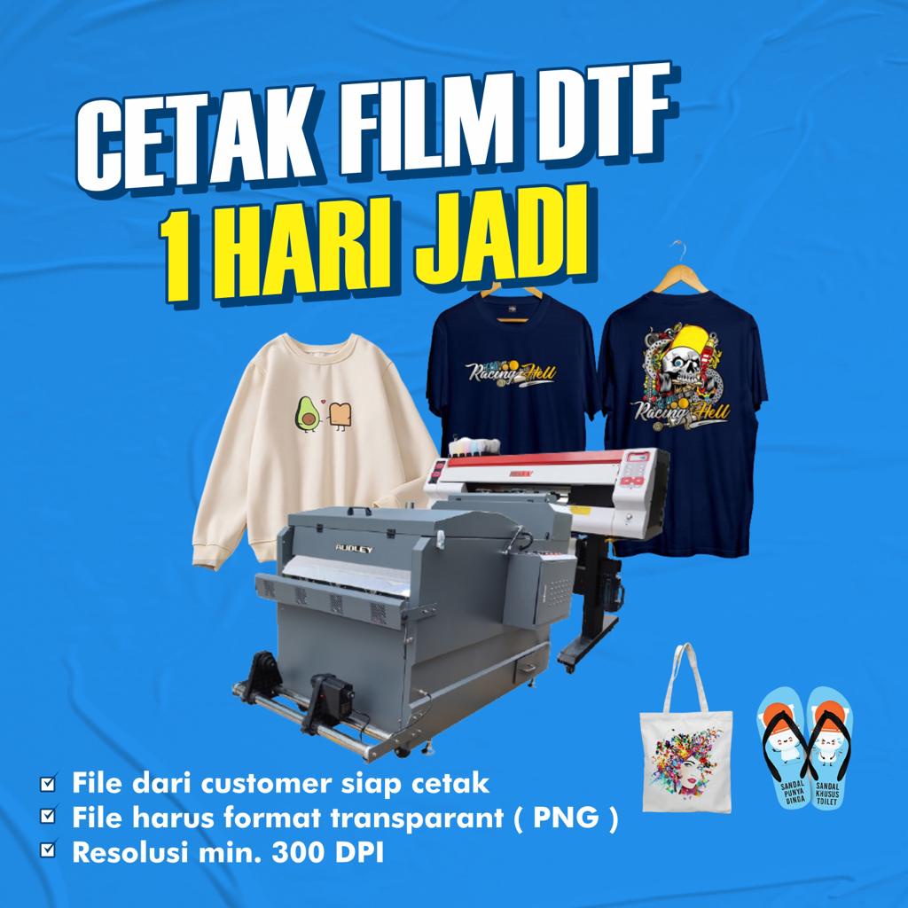 Jual CETAK SABLON DTF | Cetak Sablon DTF SIAP PRESS Lebar 60cm A4, A3 ... Jual CETAK SABLON DTF | Cetak Sablon DTF SIAP PRESS Lebar 60cm A4, A3 ...