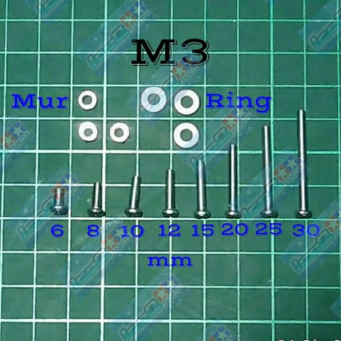Jual Mur & Ring M3 (1pcs) Indonesia|Shopee Indonesia
