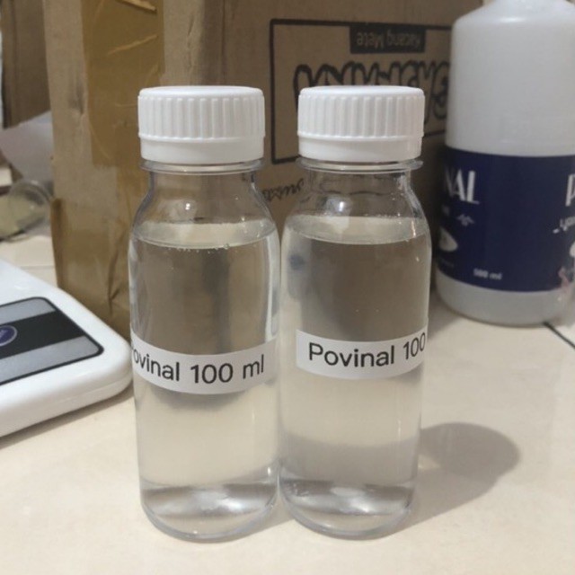 Jual lem povinal 100ml povinal glue clear glue lem kertas lem buat ...