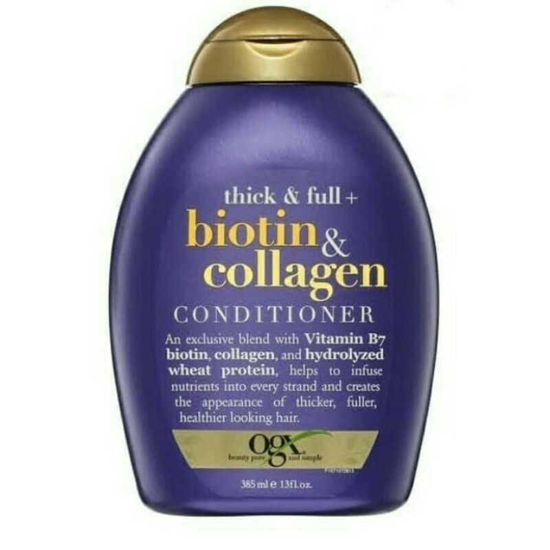 Jual OGX Biotin and Collagen Conditioner 385ml | Shopee Indonesia