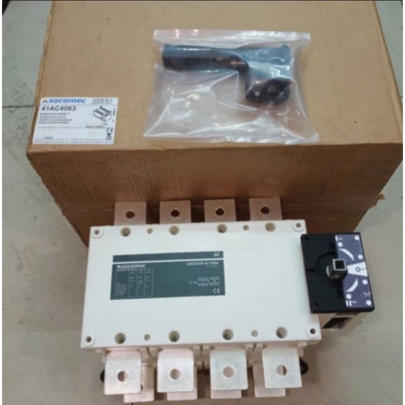 Jual CHANGE OVER SWITCH SOCOMEC / COS SOCOMEC 630A 4POLE TYPE SIRCOVER ...