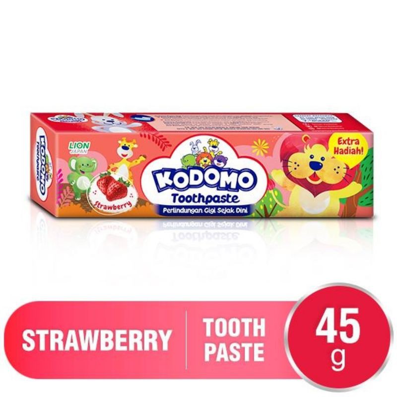Jual Kodomo Toothpaste Odol Pasta Gigi Anak Strawberry 45 Gr | Shopee ...