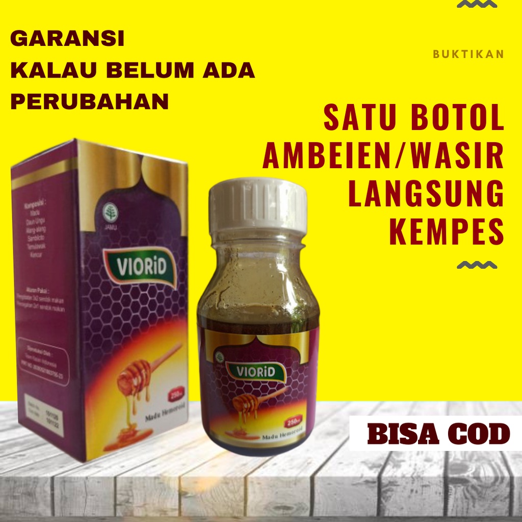 Jual Viorid Obat Wasir Paling Ampuh Herbal Ambeien Luar Cepat ...