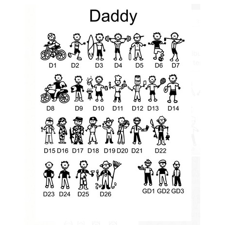 Jual Stiker Kaca Mobil Happy Family (sticker keluarga) | Shopee Indonesia