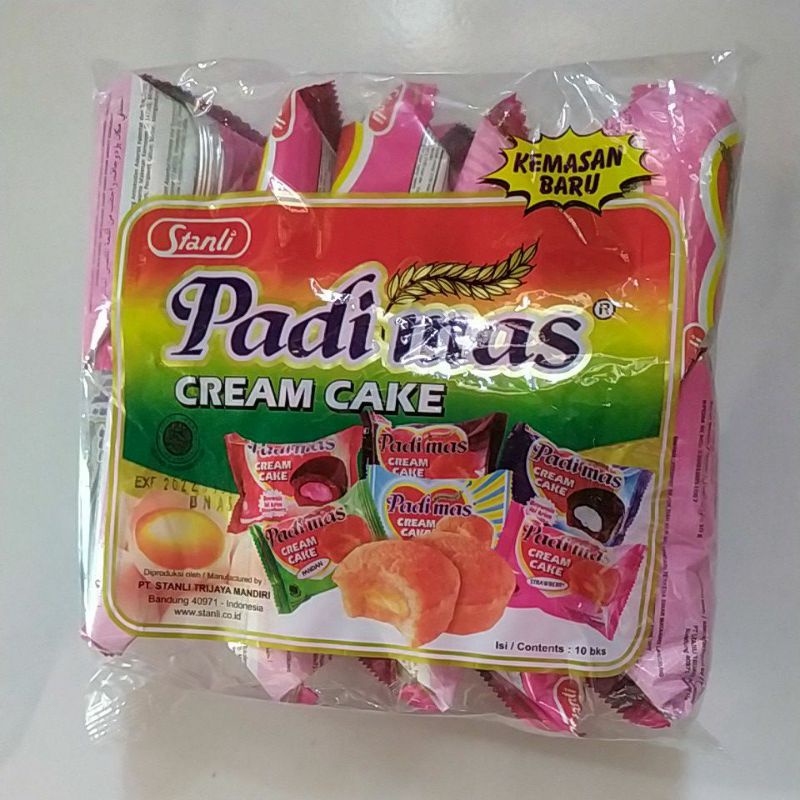 Jual Padimas Cream Cake Strawberry Pack 10 pcs | Shopee Indonesia