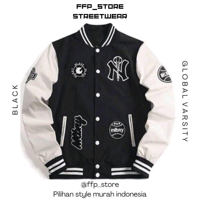 Jual Jaket Varsity Baseball Pria / Varsity Jacket Baseball Vintage M L ...