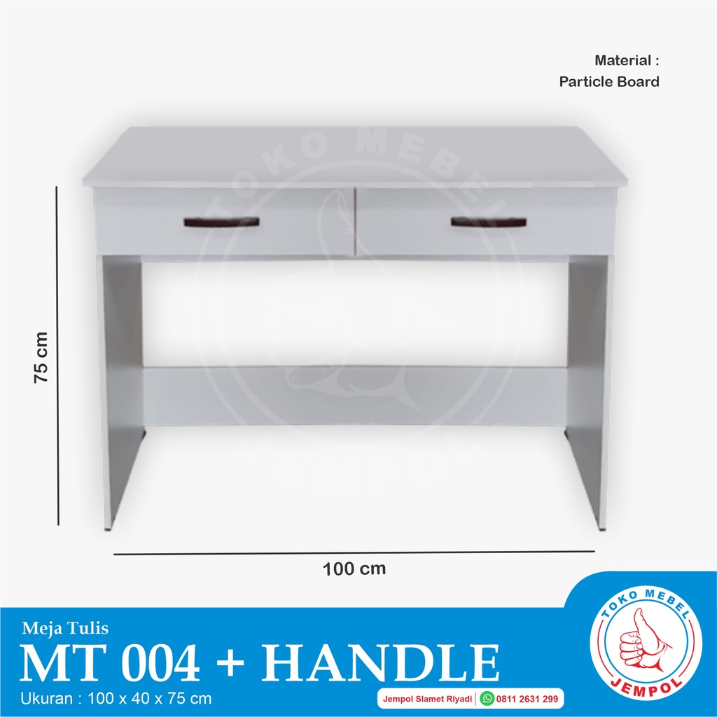 Jual Meja Tulis MT 004+HANDEL SENTOSA/Meja Kios Kasir/Meja Resepsionis/Meja Belajar Anak Rak ...