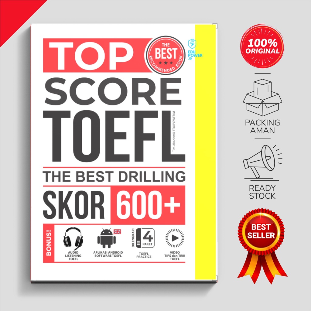 Jual Buku Top Score TOEFL Skor 600+ | Shopee Indonesia