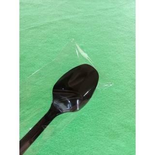 Jual SENDOK MAKAN / SENDOK PLASTIK STERIL , HITAM HARGA PERPACK ( ISI ...
