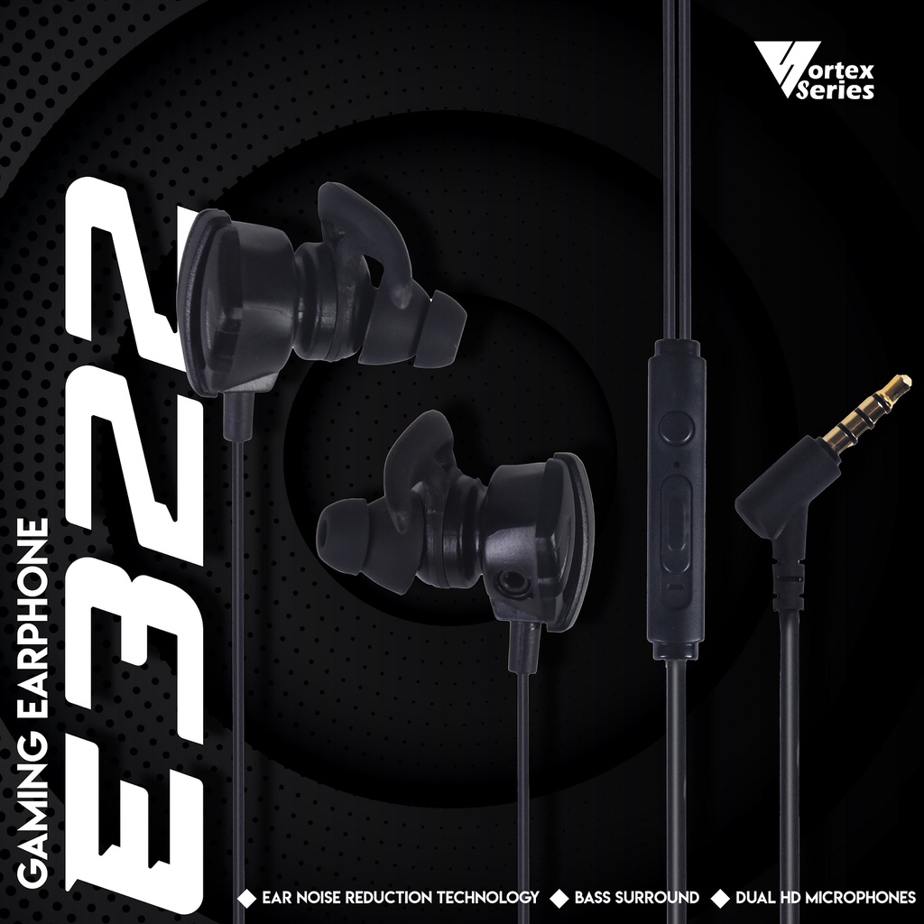 Jual VortexSeries E322 Gaming Earphone Indonesia|Shopee Indonesia