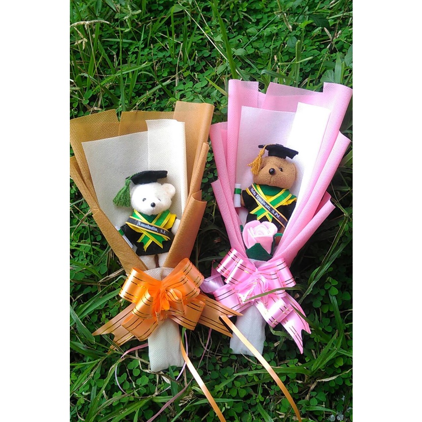 Jual Buket Boneka Mini /Buket boneka wisuda / Buket bunga boneka ...