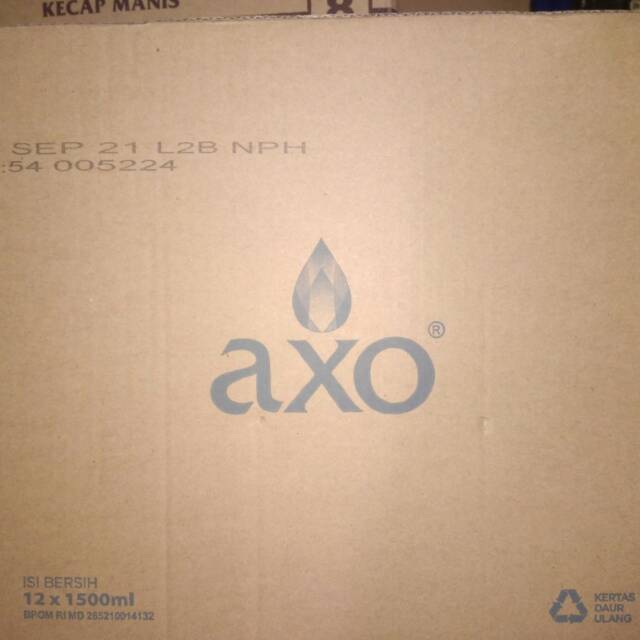 Jual Air mineral Axo 1500 ml 1,5 liter Air Minum dalam Kemasan isi 12 ...