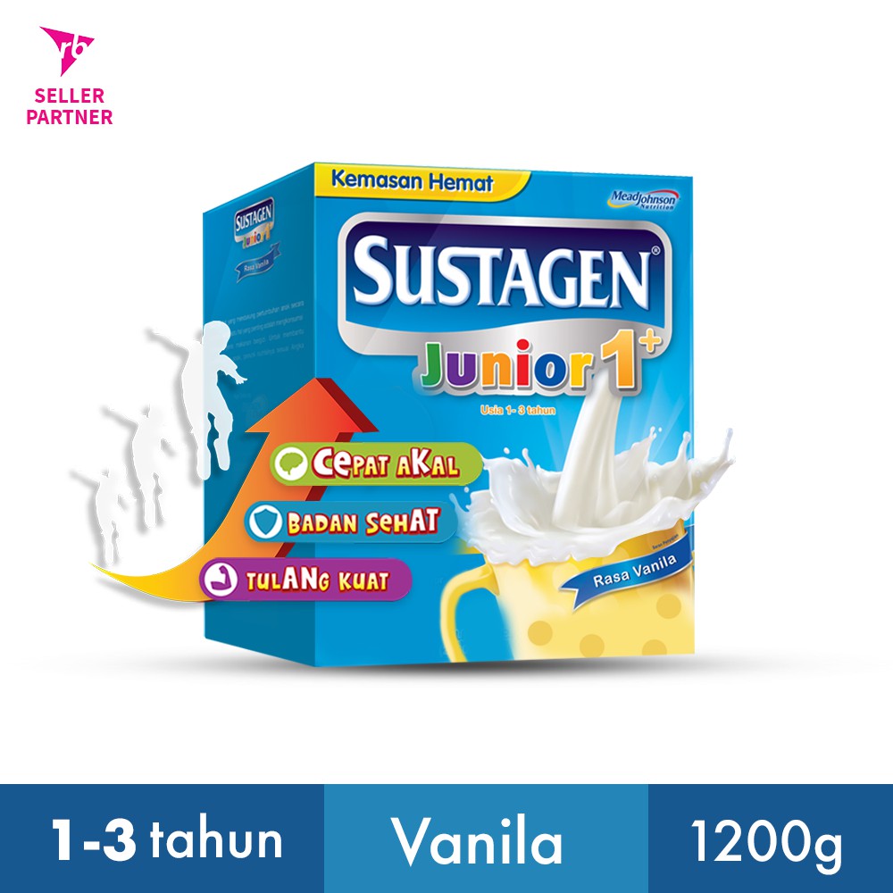 Jual Sustagen Junior 1+ Vanila 1200 gr Susu Formula Anak | Shopee Indonesia