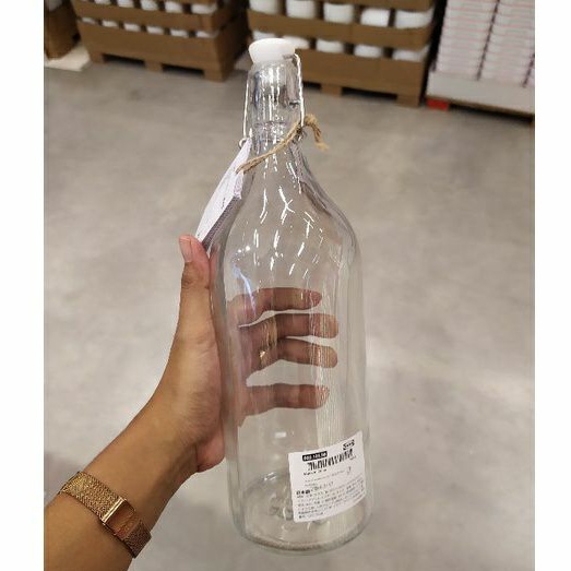 Jual Botol Kaca 3 ukuran 1 liter, 500 ml, 150ml | Shopee Indonesia