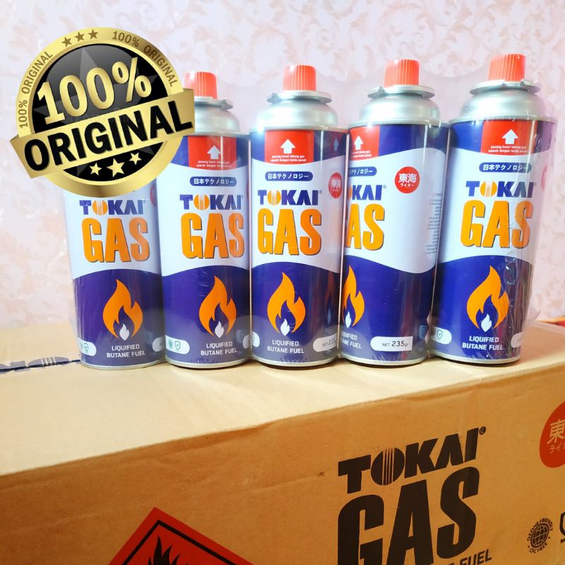 Jual gas portable 235 gram, gas kaleng kompor camping,gas portabel merk ...