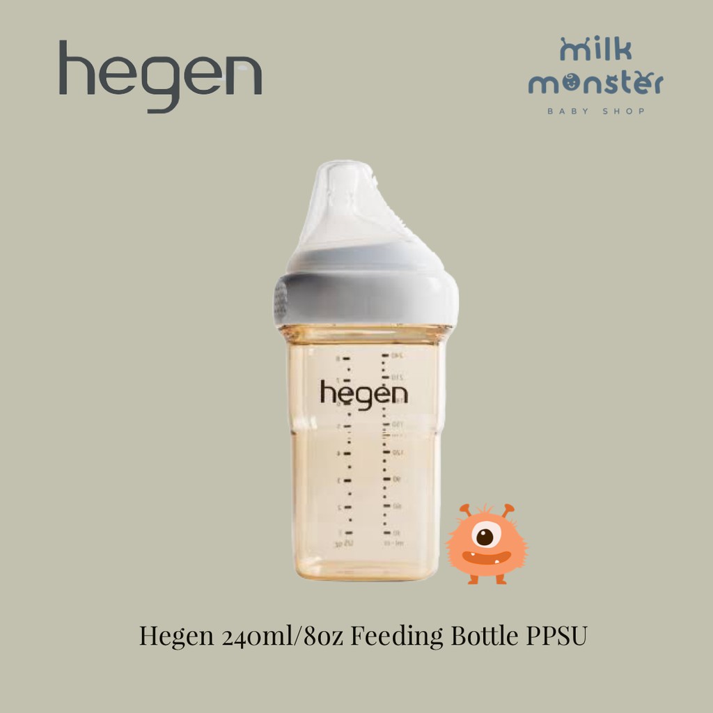 Jual HEGEN PCTO 240ML/8OZ FEEDING BOTTLE PSSU / BOTOL SUSU Indonesia|Shopee Indonesia