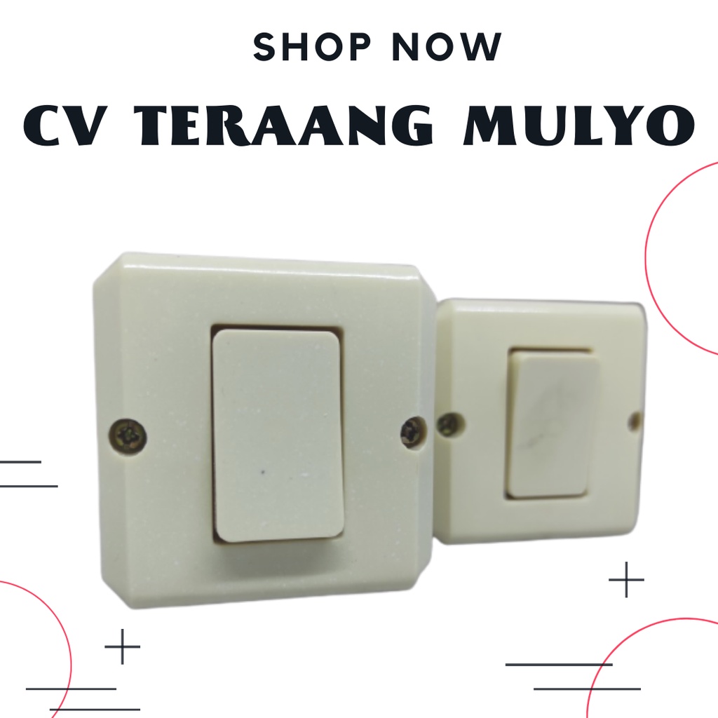 Jual SAKLAR ENGKEL / SAKLAR TUNGGAL OB / OUT BOW DEXICON | Shopee Indonesia