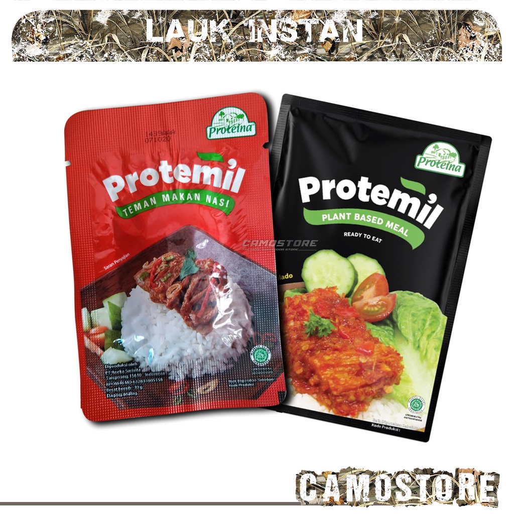 Jual Ransum Lauk Instan Protemil Daging Olahan Nabati | Shopee Indonesia
