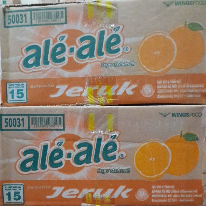 Jual ALE ALE RASA JERUK PER BOX ISI 24 X180 ML | Shopee Indonesia